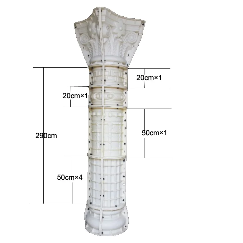 Roman Pillar Molds & Decorative Concrete Products For Garden & House Oem