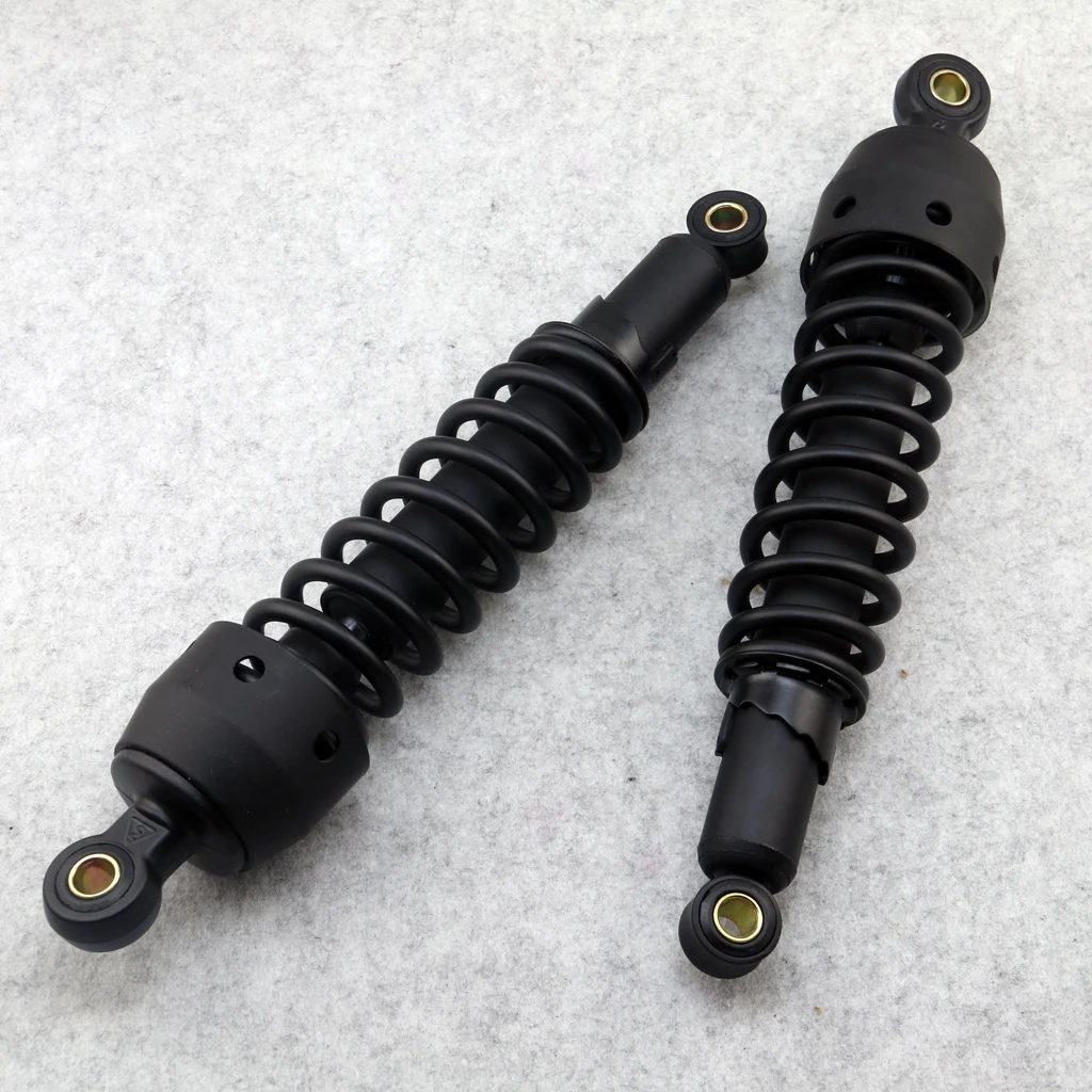 Universal Matt Black Retro 360mm 13" Rear Shock Absorbers Rear ...