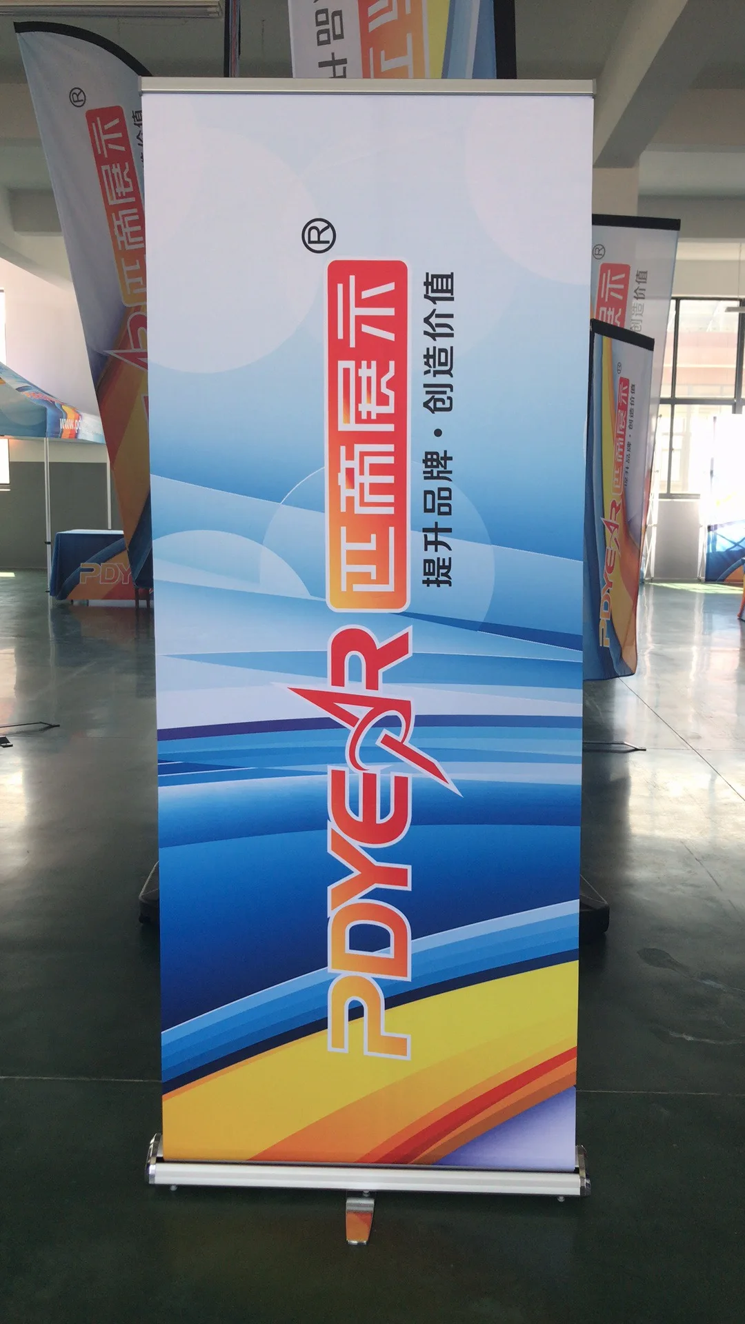 Pdyear Outdoor Advertising Scrolling Pull up Display Stand Heavy Duty ...