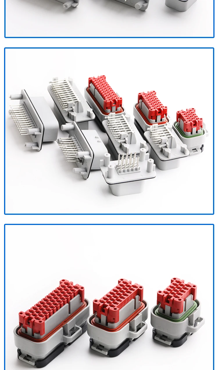 14pin Waterproof Amp Auto Electrical Connectors Pbt V-0 Waterproof ...