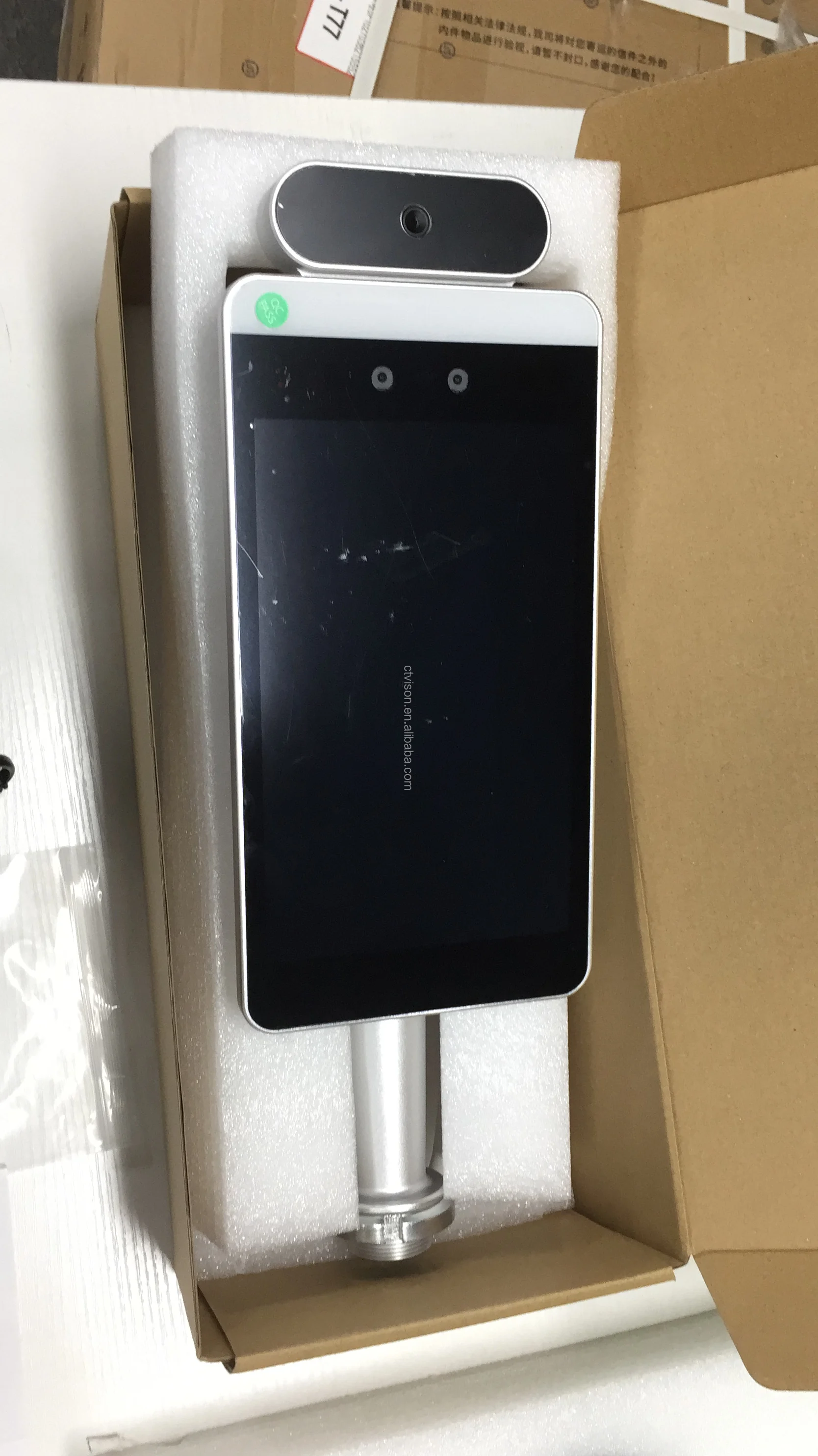 Smart Face Id Terminal Lock Face Recognition Body Measuring Access ...