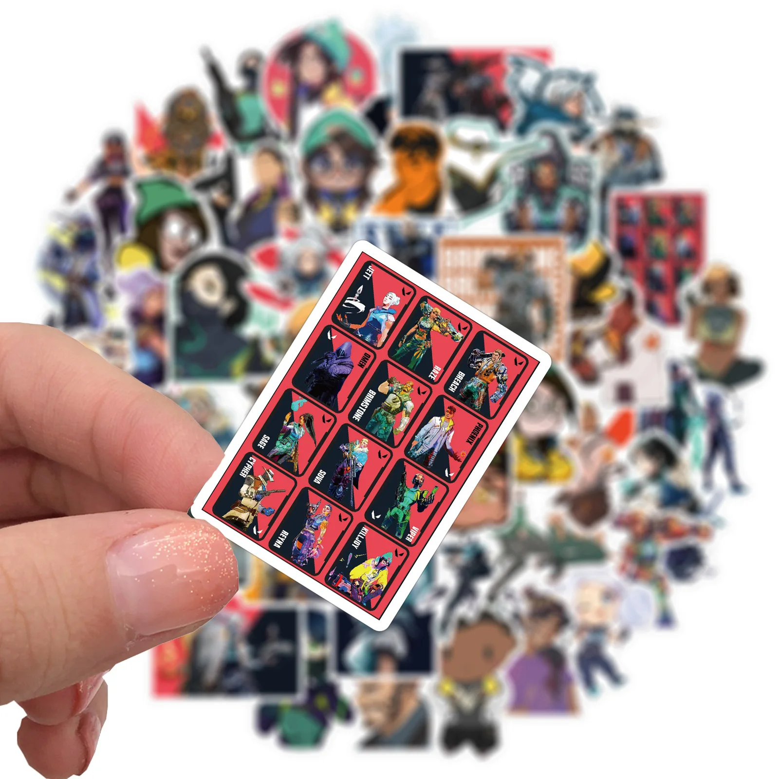 Valorant Stickers - Personalized Decorative PVC Stickers