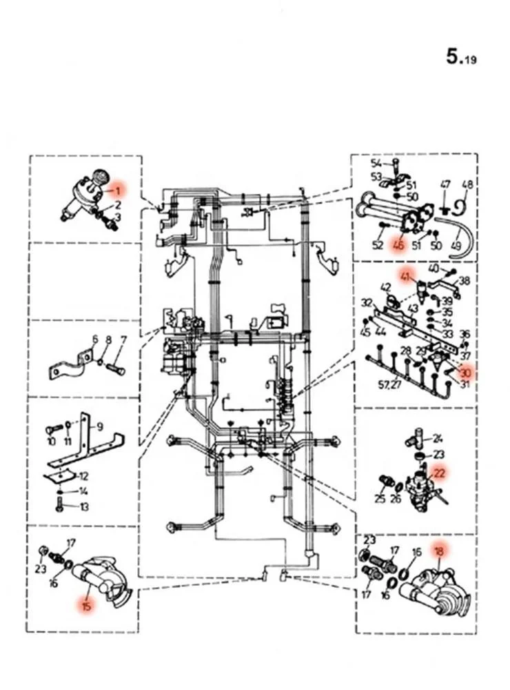Manual Brake Valve for TATRA 815 OEM 317530210 443612004000 4436120040 ...