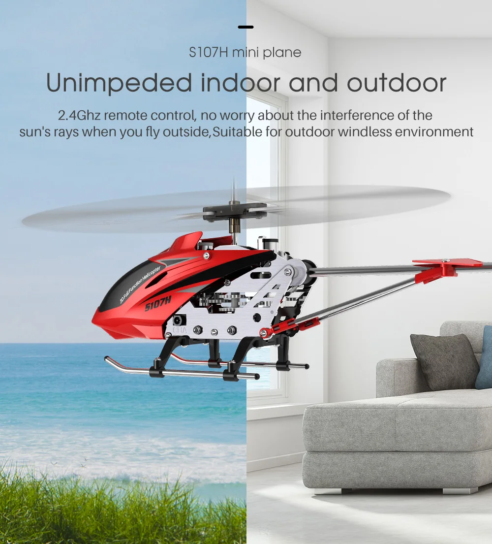 XUEREN SYMA S107H-E RC Helicopter - Fun & Upgraded Gift