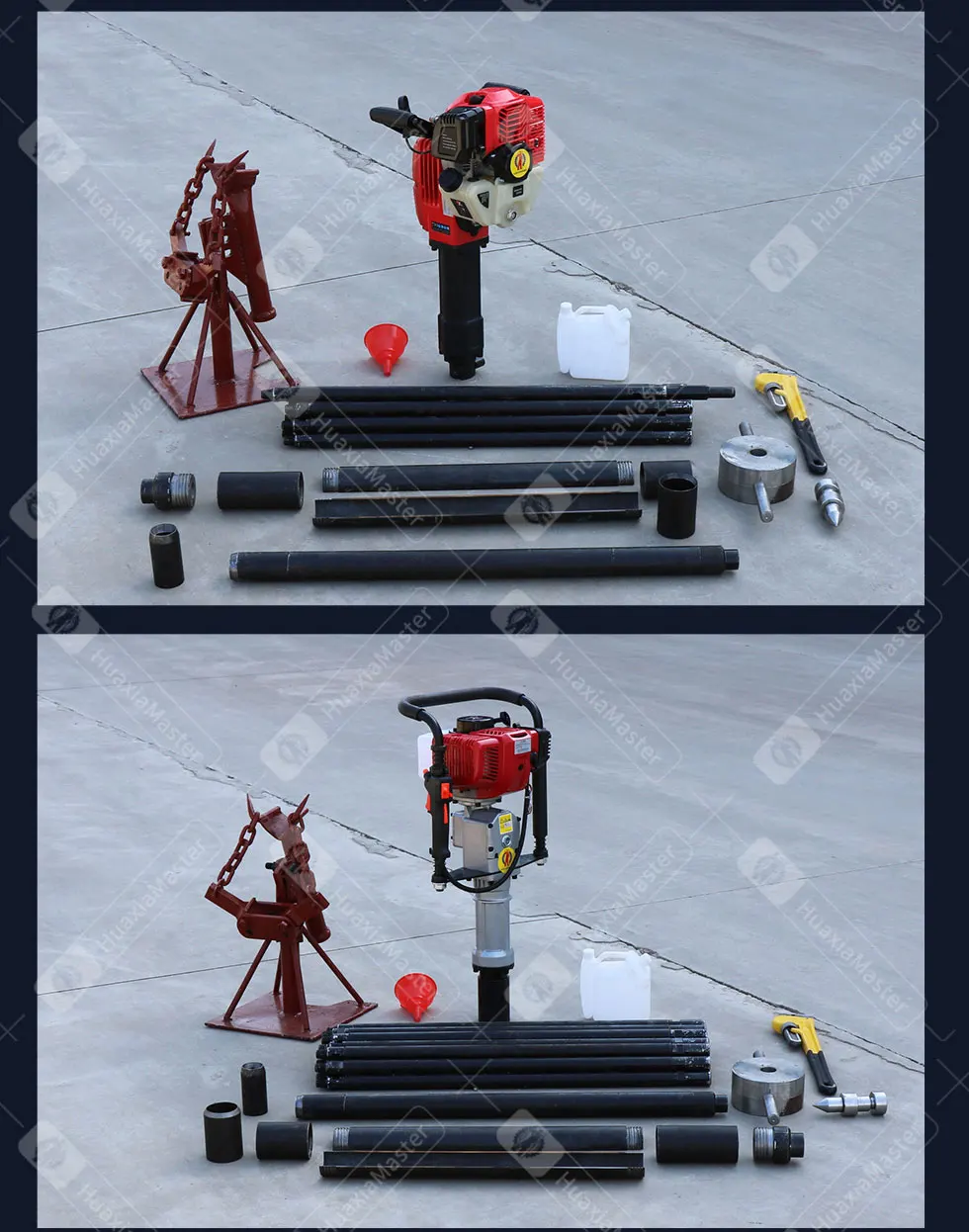 Gasoline Engine Soil Sampling Probe / Small Portable Impact Soil ...