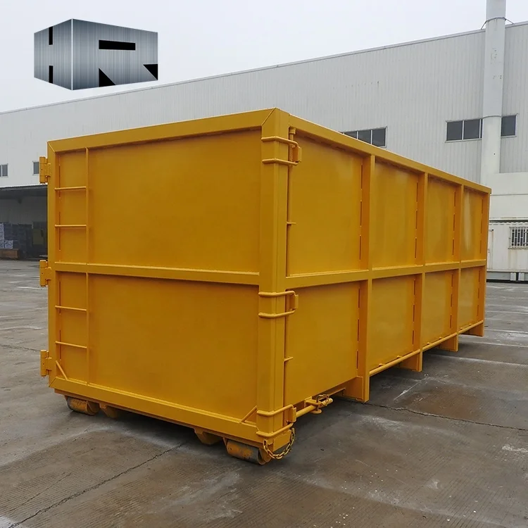Hook Trailer Waste Recycling Customized Roro Bin Hook Lift Container ...