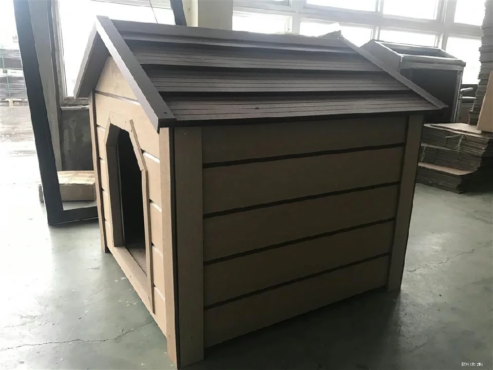 Outdoor Wpc Wooden Cabin Prefab Wood Plastic Composite Dog House With ...
