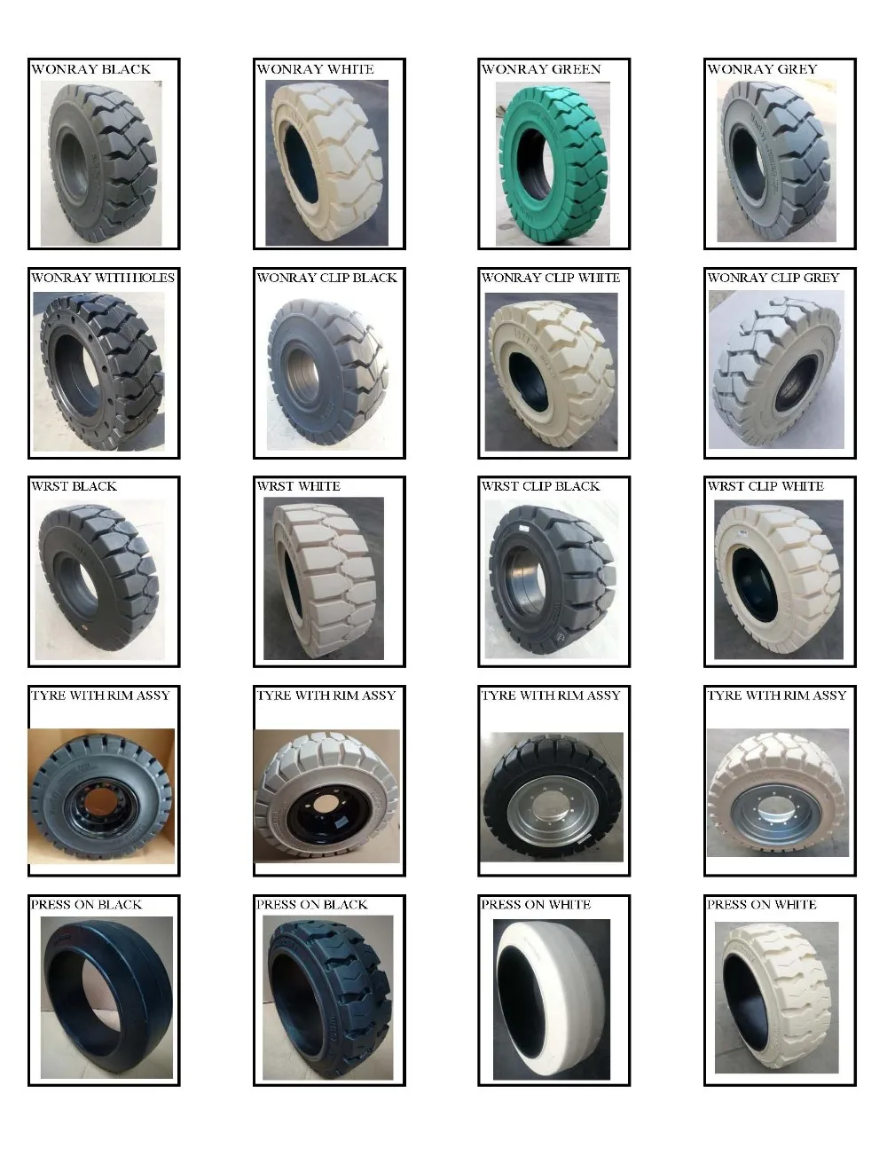 Wholesale Forklift Solid Tires 4.00-8 for GSE Equipments