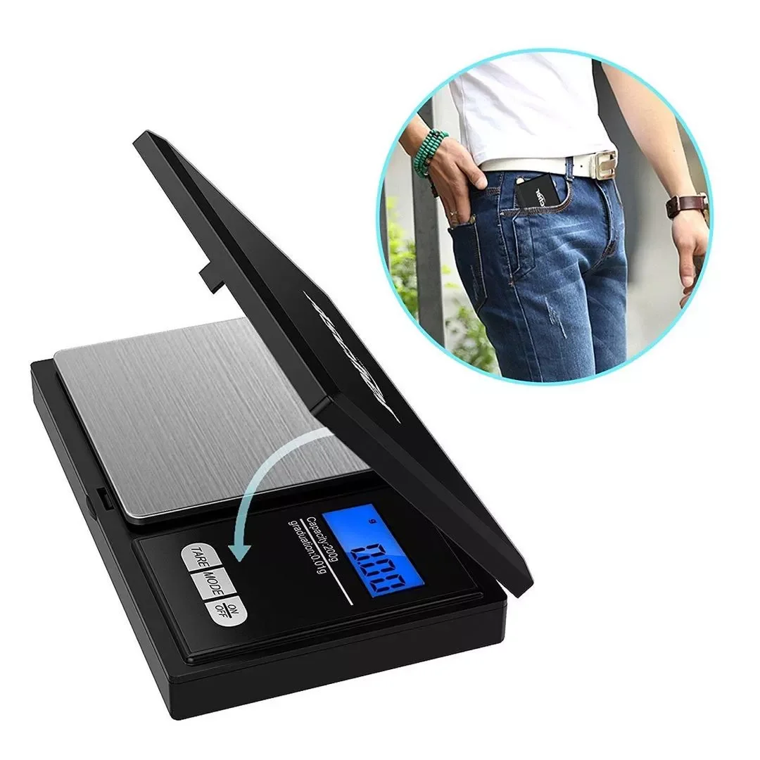 Factory Wight Gram Electronic Digital Pocket Scale 200g/0.01g Pocket ...