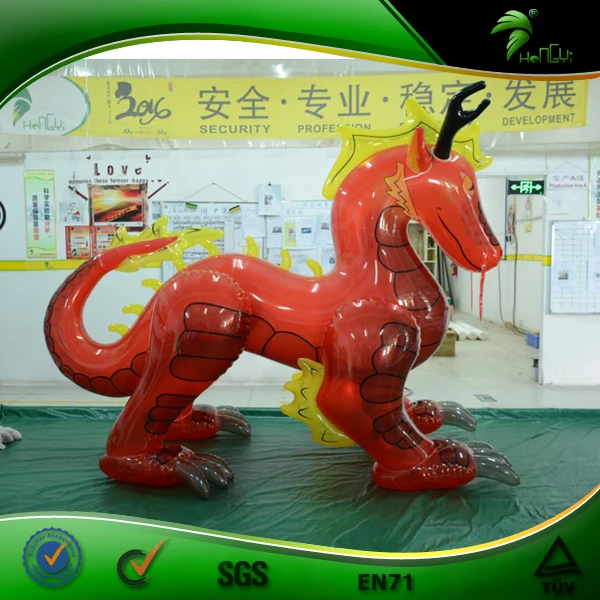Hongyi Inflatable Sexy Dragon - Pvc1.0mm Transparent Ride
