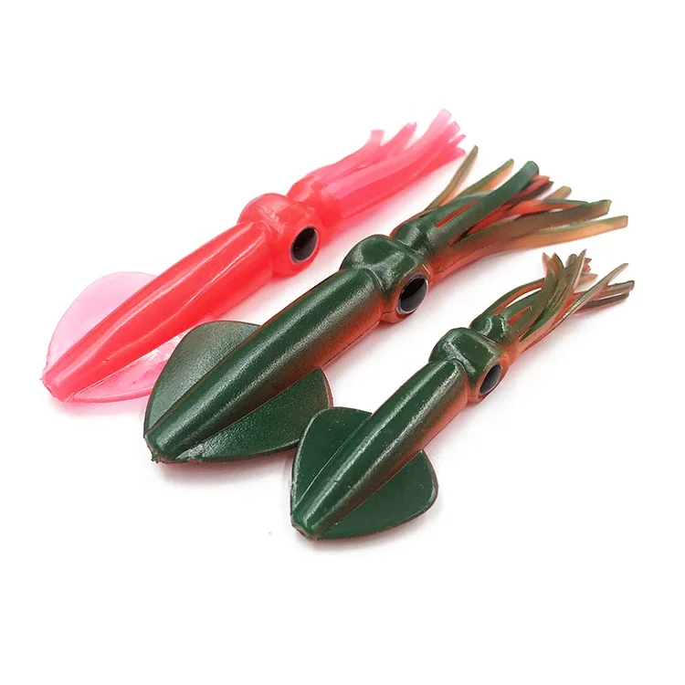 Wholesale Cheap Soft Pvc Octopus Squid Fishing Jig Lures Soft Plastic ...