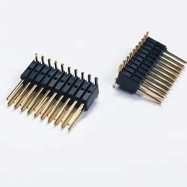 20p Smt Connectors Pin Header Two Rows Insulation Height=1.0/1.5/2.0mm ...