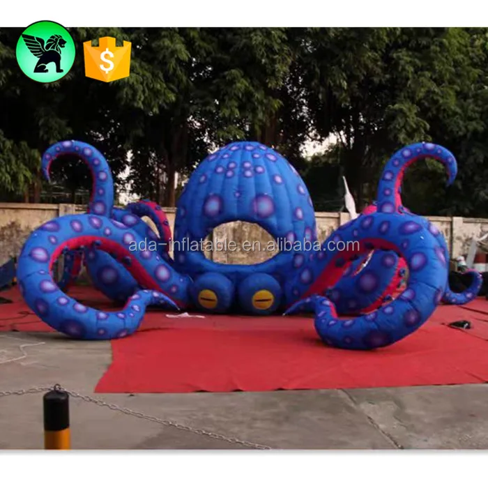 10m Ocean Event Stage Dj Booth Inflatable Customized Dj Octopus Booth ...