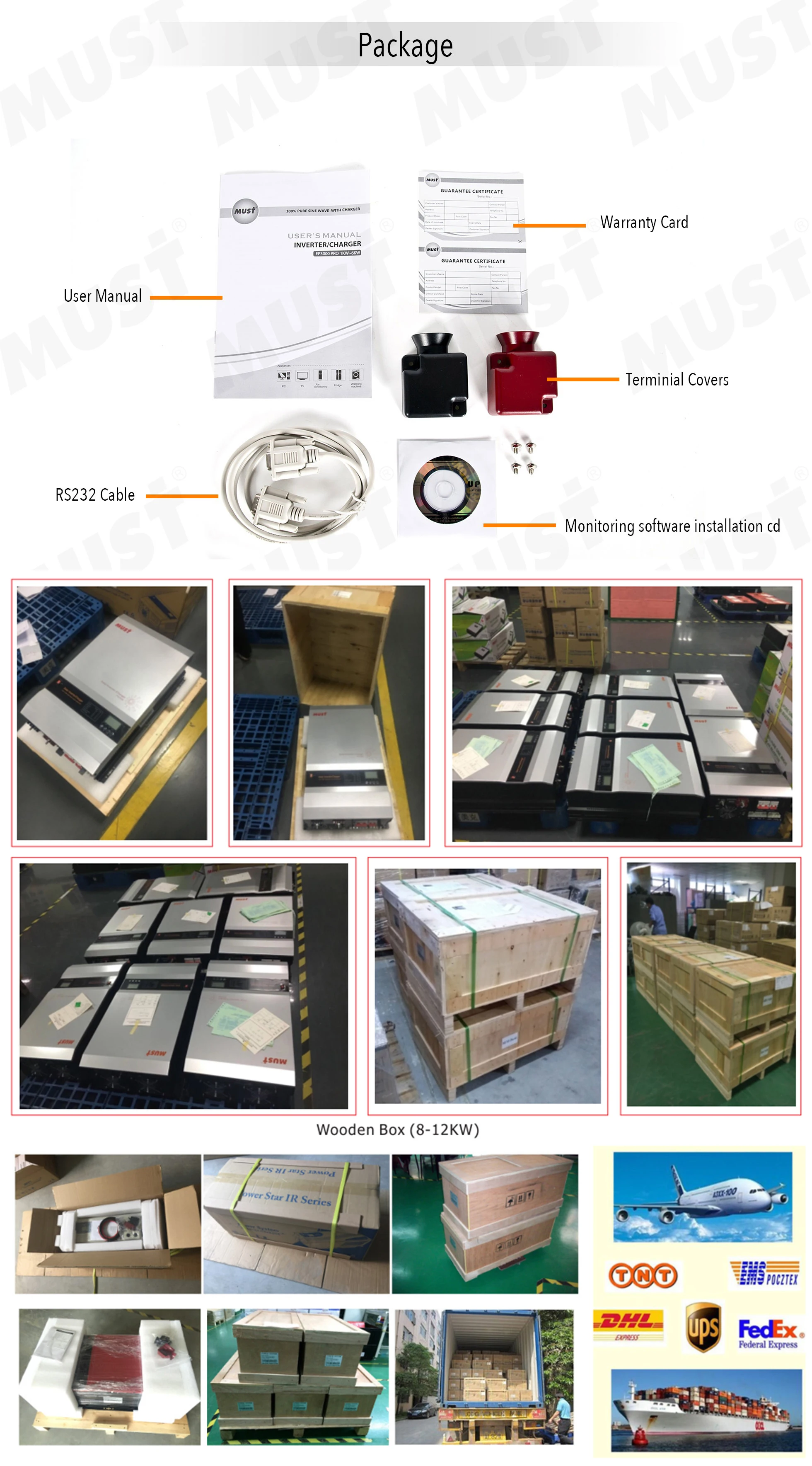 Must PV3000 MPK Series Low Frequency off Grid Solar Inverters