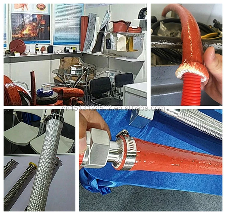 Excellent Price Silicone Fiberglass Pyrojacket Insulation Fire Sleeve ...