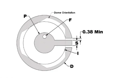 3-leg Tactile Dome Switch With Dimple Dome Button In Different Force ...