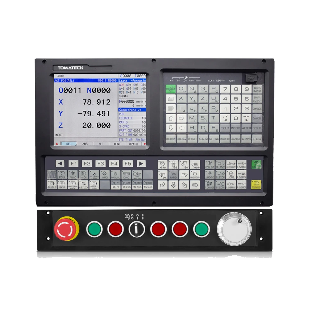 Atc+plc+macro+ethercat Milling Center Cnc Controller Kit For 4 Axis Cnc ...