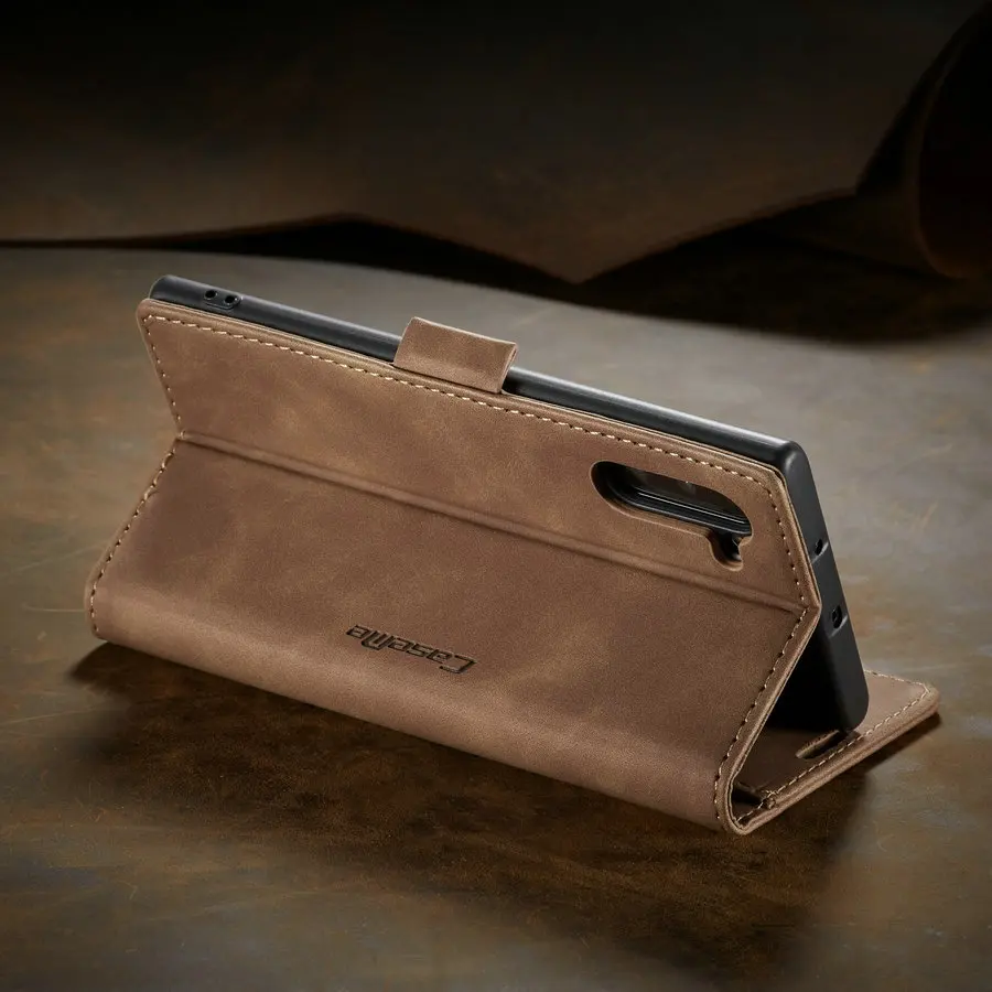 Caseme Vintage Pu Leather Book Case For Samsung Note 10 Cover Flip ...