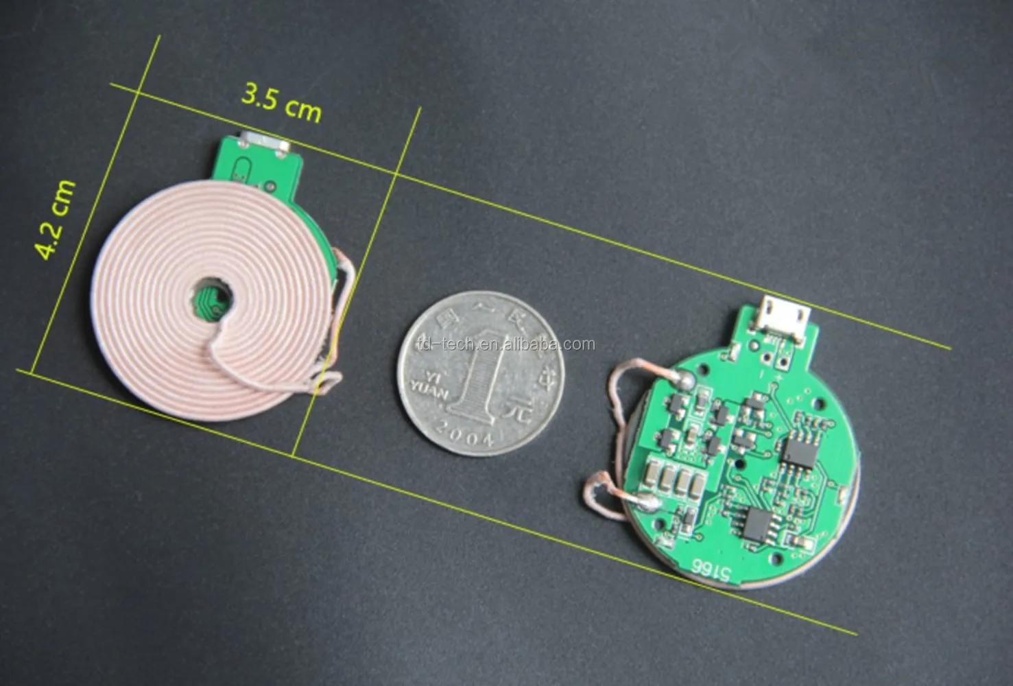 Taidacent Diy Universal Micro Usb Mobile Phone 5v 1a Coil Charging ...