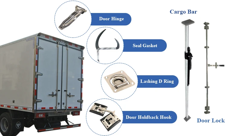 Stainless Steel Refrigerated Truck Door Locking Gear Cold Room Door ...