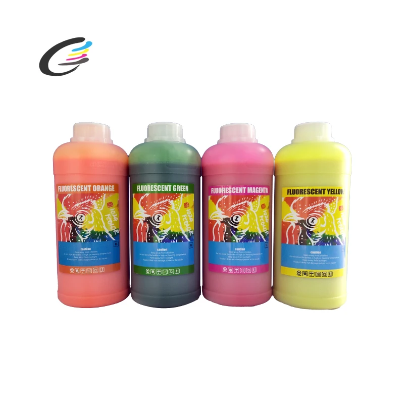 Fcolor New 4 Colors Fluorescent Dtf Ink Suitable For Modified L805 ...