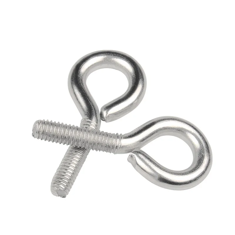304 Stainless Steel Screw Mounted Ceiling Hooks Sheep Eye Screw Bolt Ring Hook In Sizes M3 M4 M5 ...