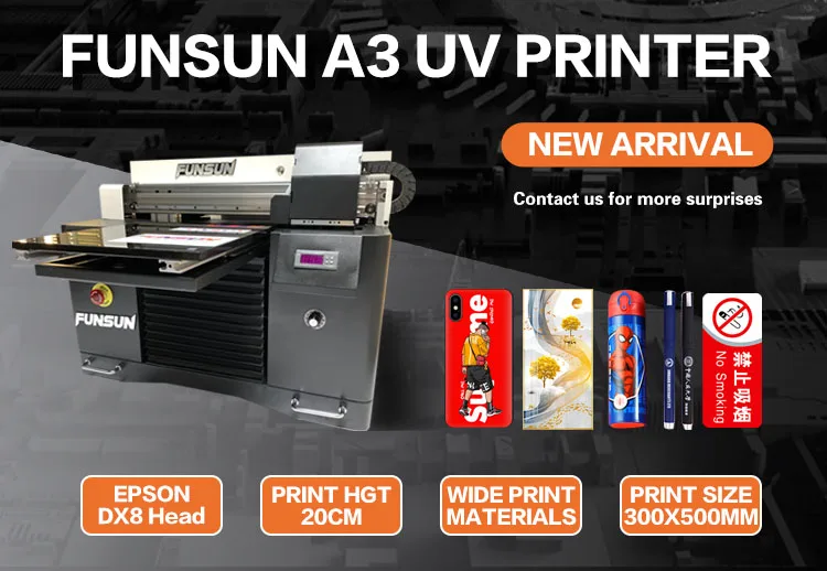 The Most Popular A3 UV Flatbed Printer in the Japan Print Head for ...