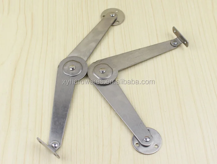 Downward Opening Lid Stay - Support for Cabinet Doors