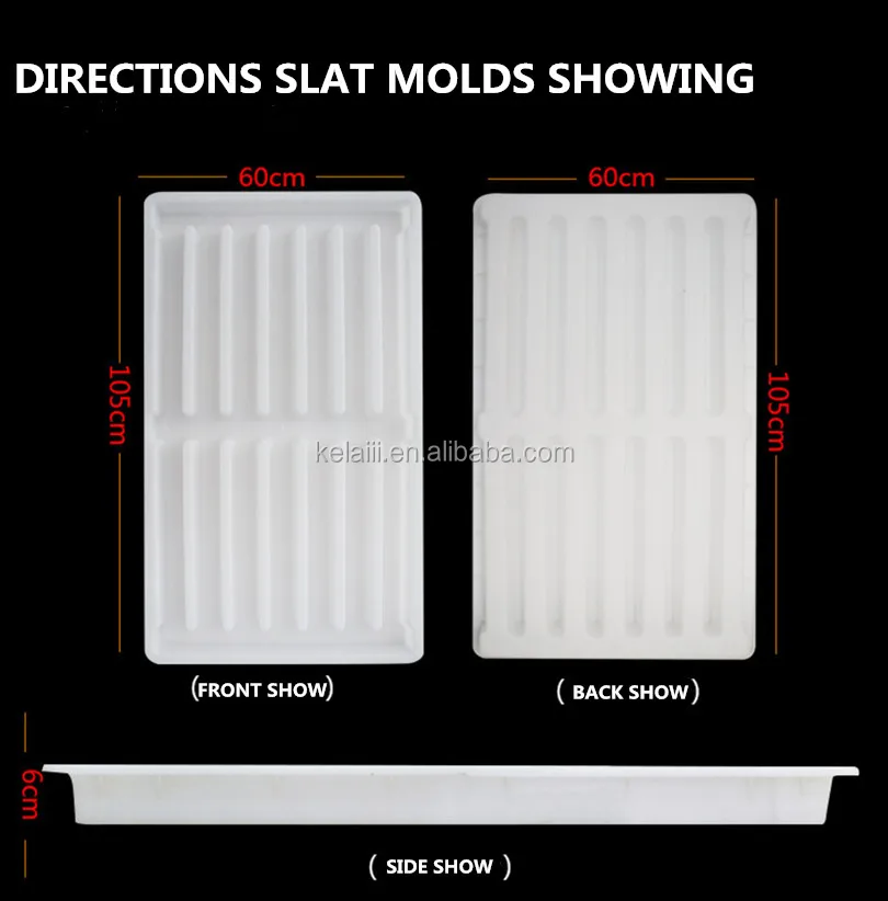 Pig Concrete Slats Moulds/Leakage Dung Slats Floor Mold Kinds Sizes ...