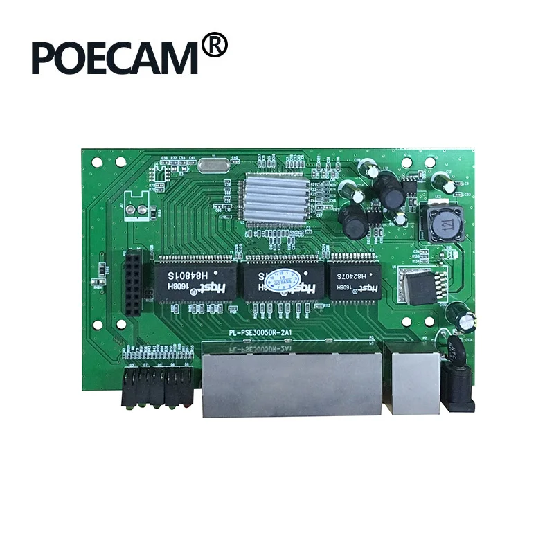 Realtek 5port Gigabit POE Switch Module PCBA - 10/100/1000mbps