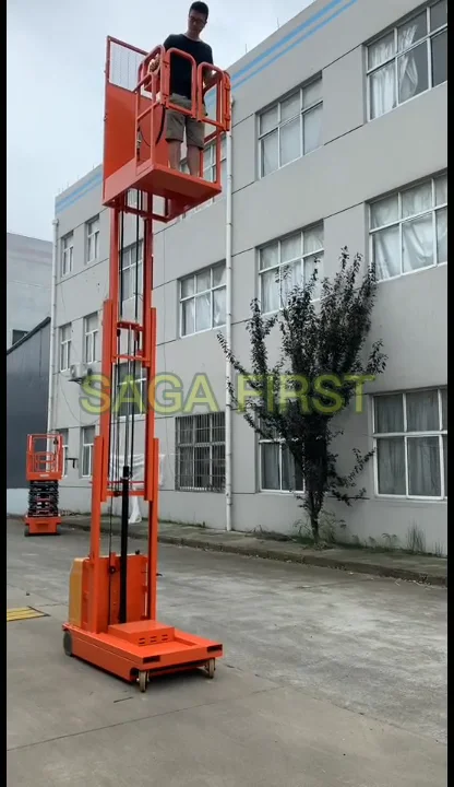 Small 5m 6m 7m Self Propelled Stock Reach Order Picker With Low Price ...