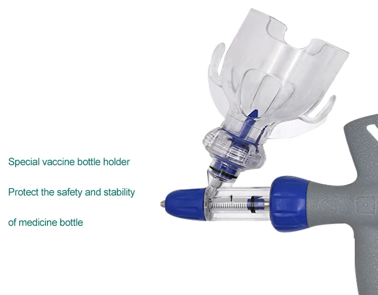 2ml Bottle Connected Automatic Vaccine Syringe Vet Dosing