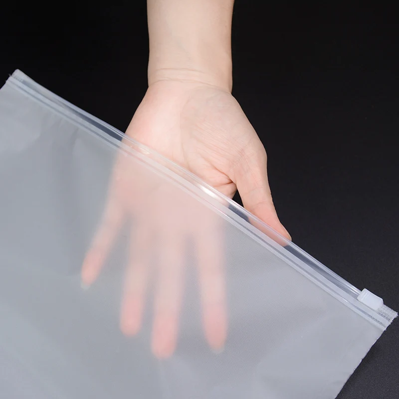 Custom Printed Matte Frosted Ziplock Bags for Clothing & Accessories ...