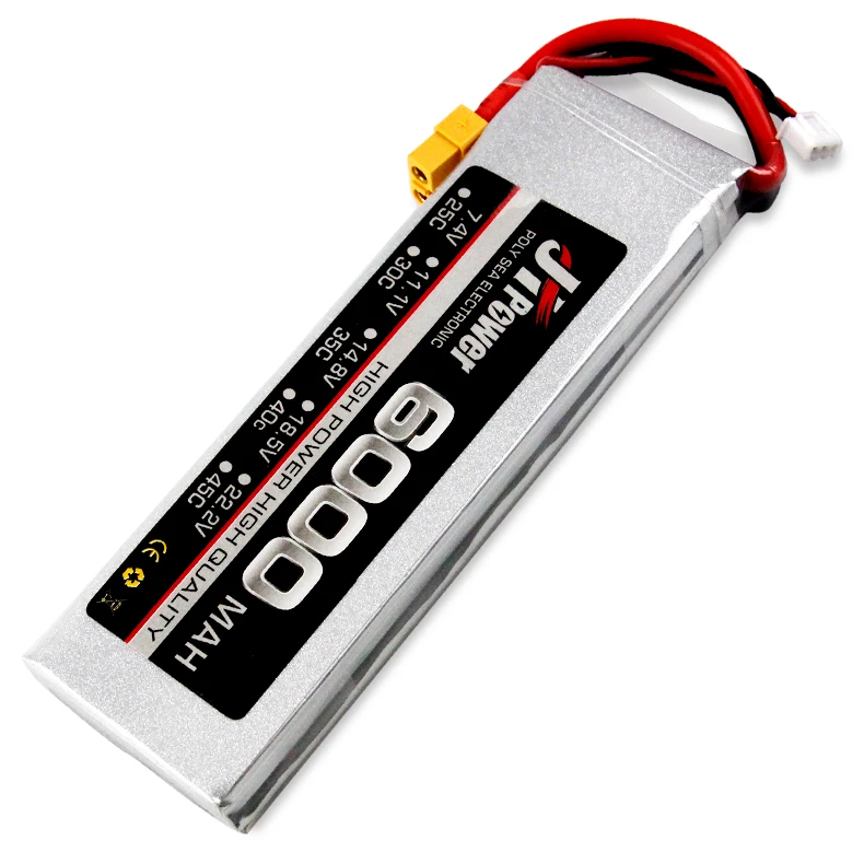 35C 7.4V 6000mAh Lithium Ion Battery Pack - High Performance Power for ...