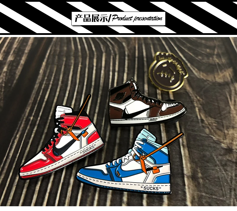 Aj1 Sneaker Pin Jordan 6 Generation Metal Enamel Badge Cheap Basketball ...