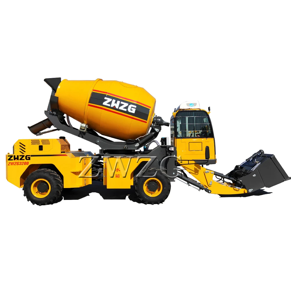 Mobile Automatic Mini Mixer Truck Self Loading Concrete Mixer - Buy ...