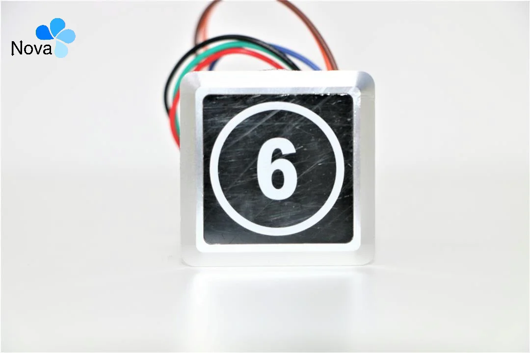 Elevator Component Elevator Push Button Repaired And Replaced Push ...