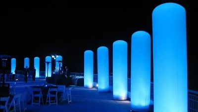 Customized Inflatable Pillar - LED Light Decoration