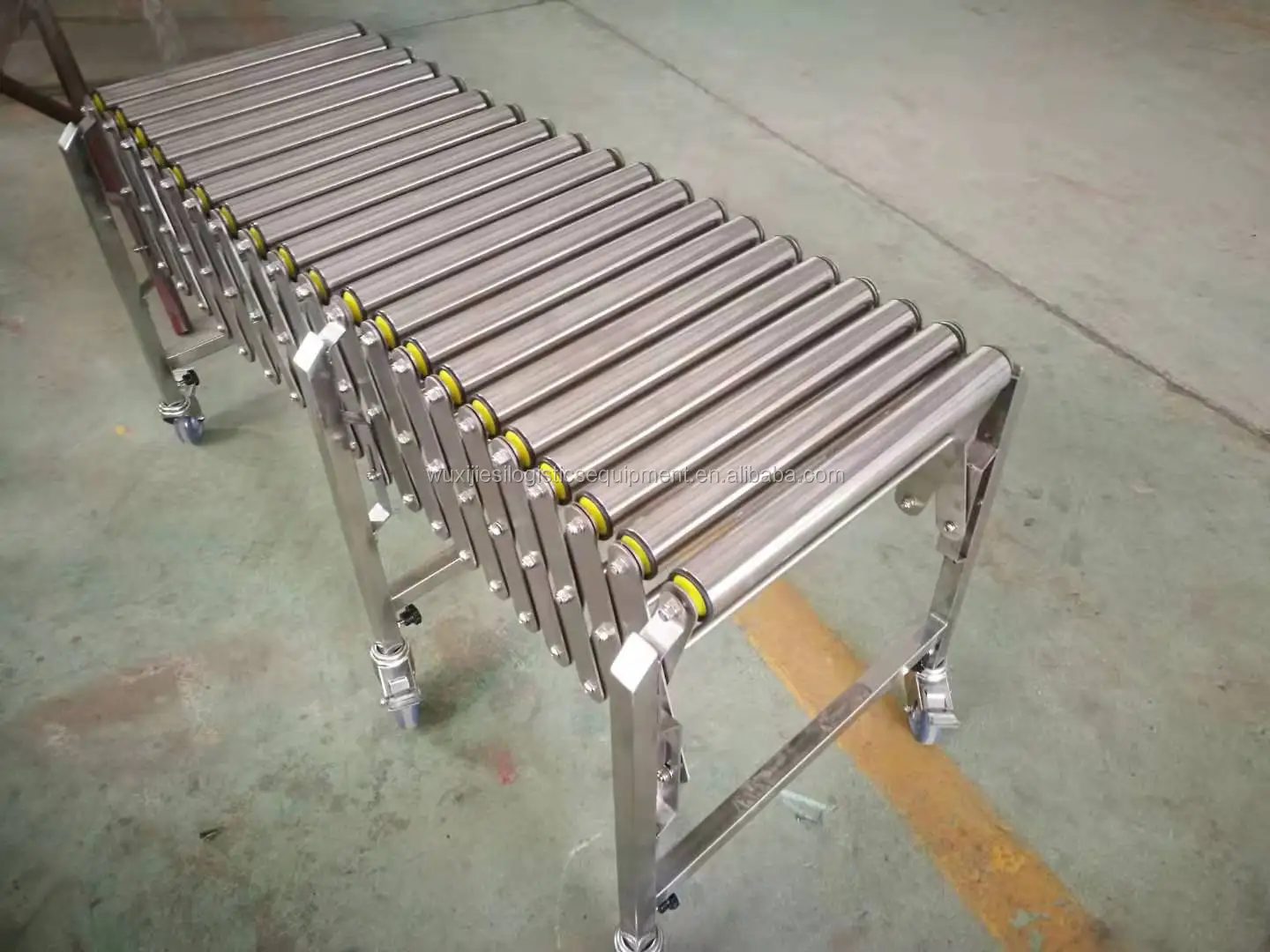 Stainless Steel Extended Roller Conveyor,expandable Flexible Roller ...