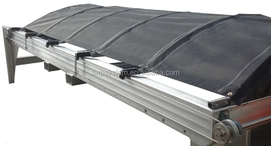 Waste Container Skip Bin Retractable Cable Tarps System