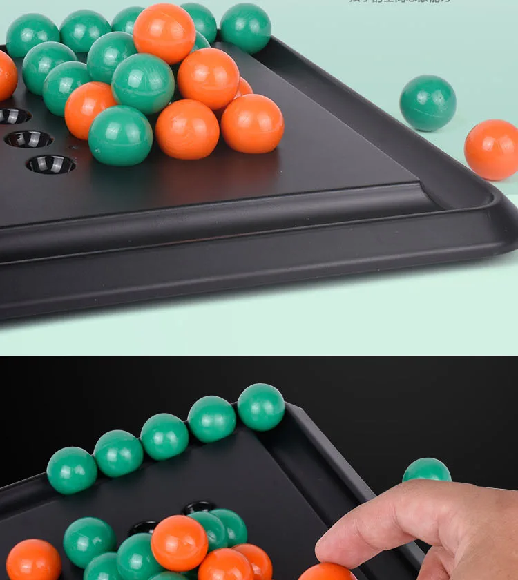 Intelligent 3d Beads Brain Teaser Puzzle Game Iq Toy Pyramid Puzzle For ...