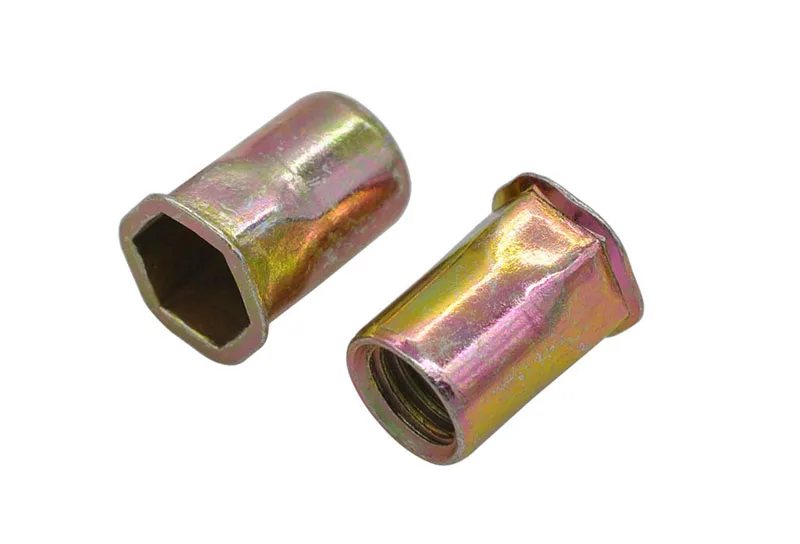 M4 M5 M6 M8 M10 M12 Steel Zinc Plated Reduced Head Half Hex Body Blind ...