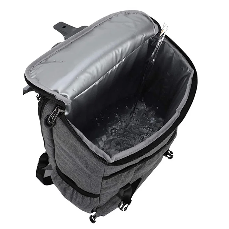 Double-decker Insulated Backpack Cooler With Laptop Compartment Large ...