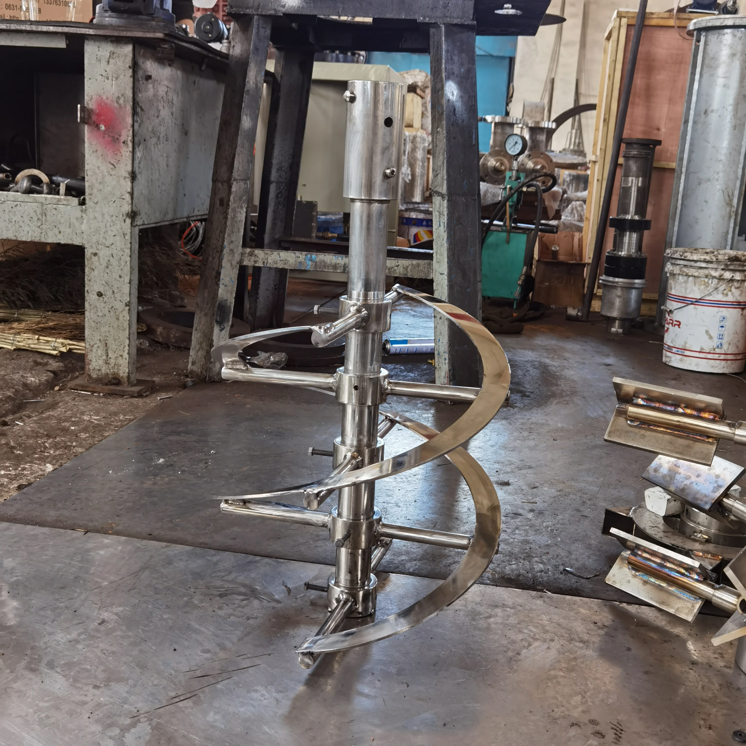 Stainless Steel Double Helical Ribbon Impeller - HXCHEM