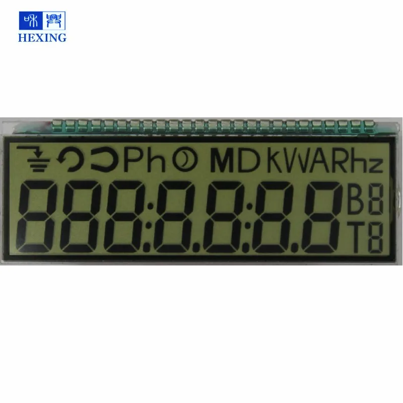3.3v Custom Segment Energy Meter LCD - 7 Segment Display