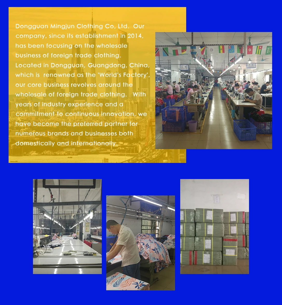 Company Overview - Dongguan Mingjun Clothing Co., Ltd.