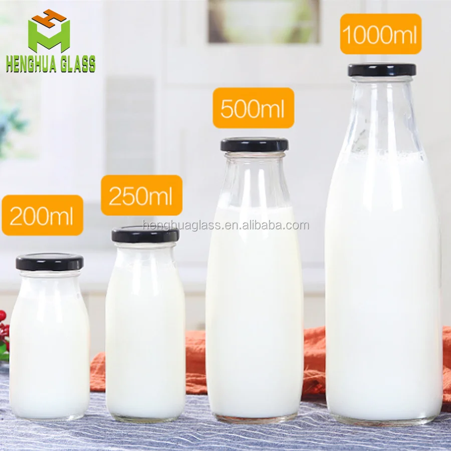 Shop Our Collection of Glass Milk Bottles - Durable & Safe
