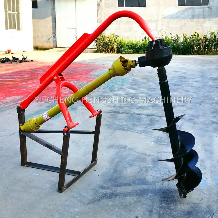 Tractor Post Hole Digger - Efficient Ground Auger Drilling