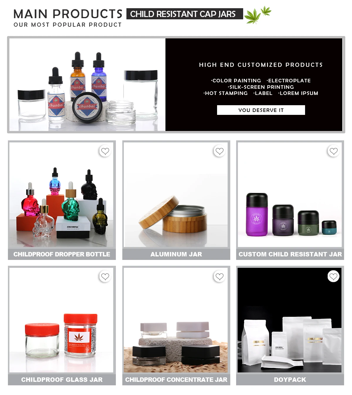 Shijiazhuang Chunbai Plastic Co., Ltd. - Plastic Bottle, Cosmetic Bottle