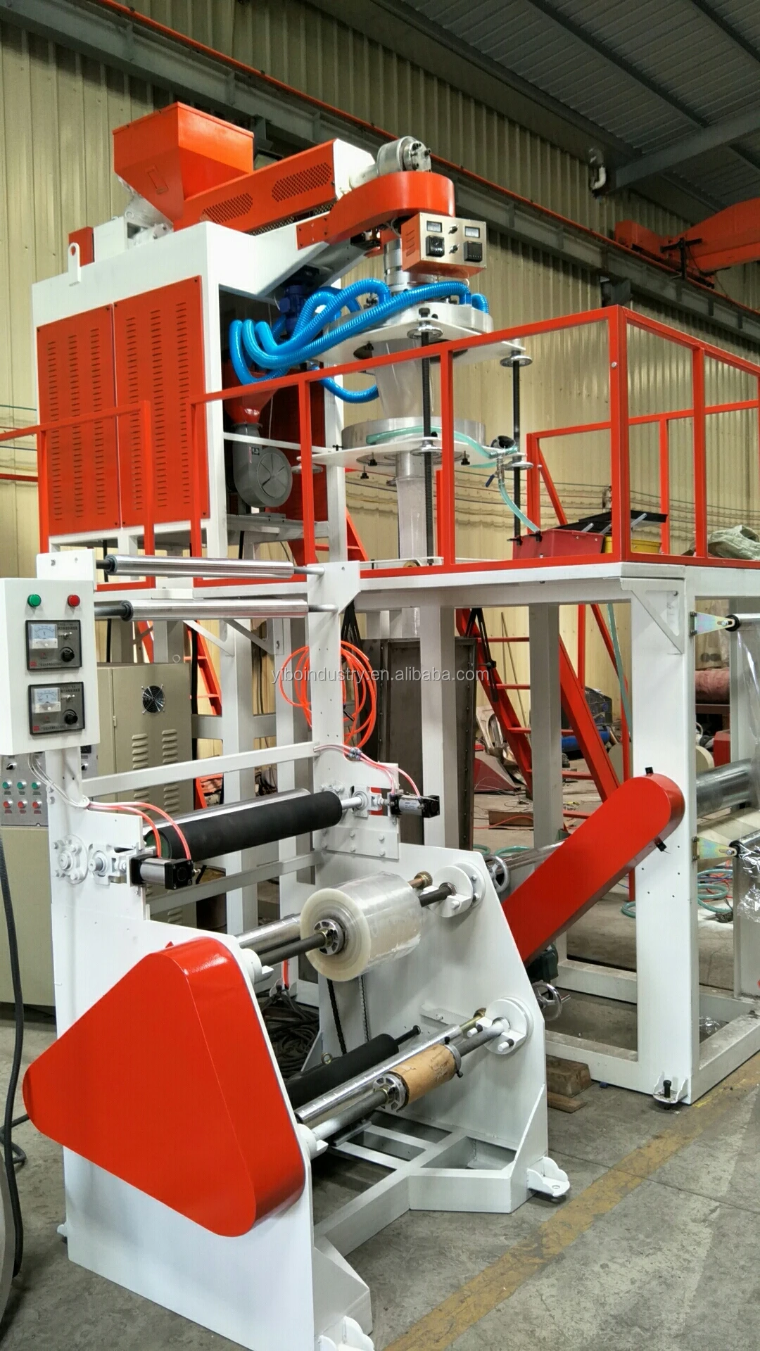 Sj50-fm700 Pp Bopp Opp Pe Plastic Extrusion Film Blowing Machine - Buy ...